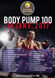 Body Pump 100 - Les Mills - Cercles de la Forme